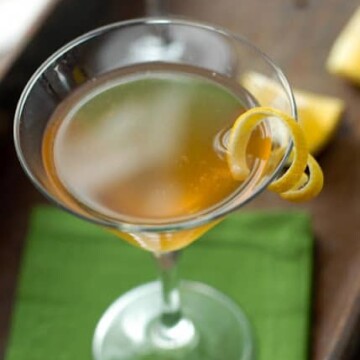 Leap Year Cocktail - a Citrusy Gin Martini - Boulder Locavore