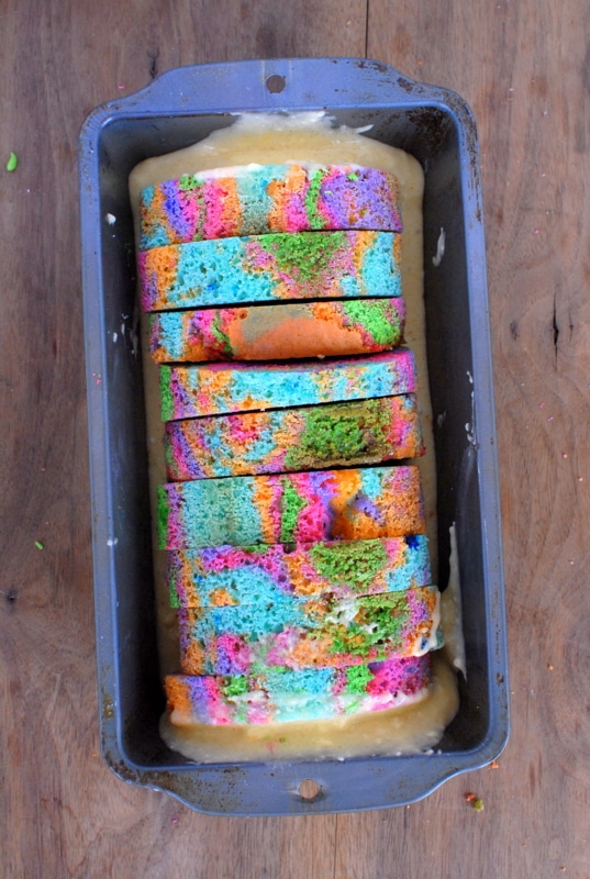 Hidden Rainbow Easter Egg Cake