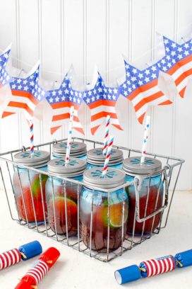 Firecracker Punch - A Fruity Fizzy Punch Recipe with a Bang!
