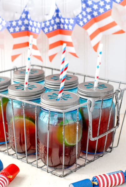 Firecracker Punch - A Fruity Fizzy Punch Recipe with a Bang!