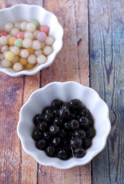 Chai-Coconut Milk Boba {Bubble Tea} Popsicles