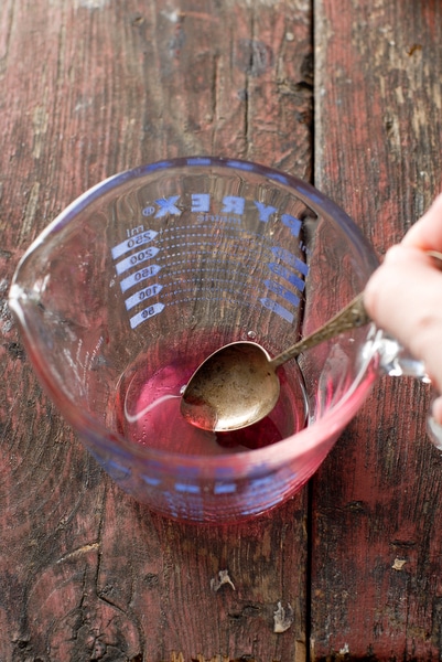 Cinnamon Candy Apple Cocktail {a mini Pousse Cafe}