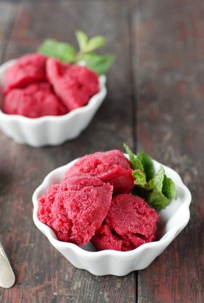 Luscious Ginger-Beet Sorbet