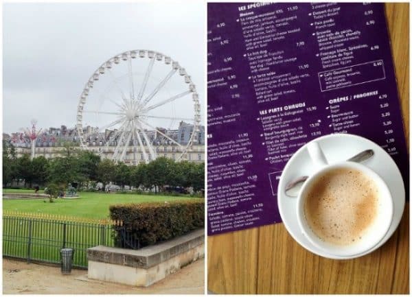 Café and Casual Dining in Paris and French Lemonade with Lavender {recipe}
