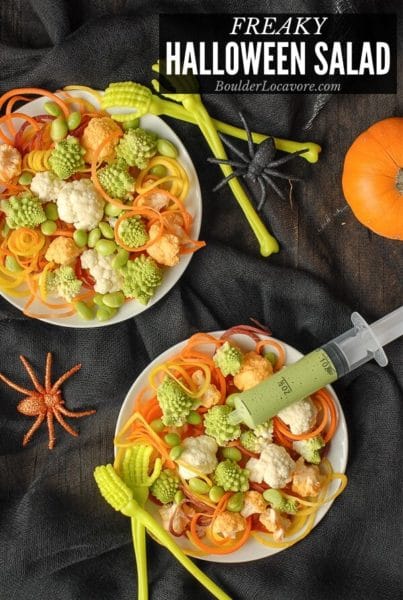 Halloween Salad - A Freaky Halloween Side Dish Recipe