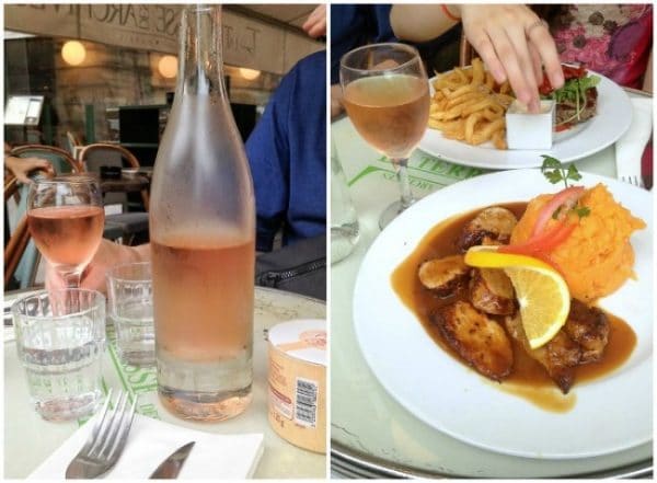 Café and Casual Dining in Paris and French Lemonade with Lavender {recipe}