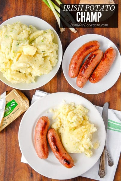 Irish Potato Champ - Traditional Mashed Irish Potatoes