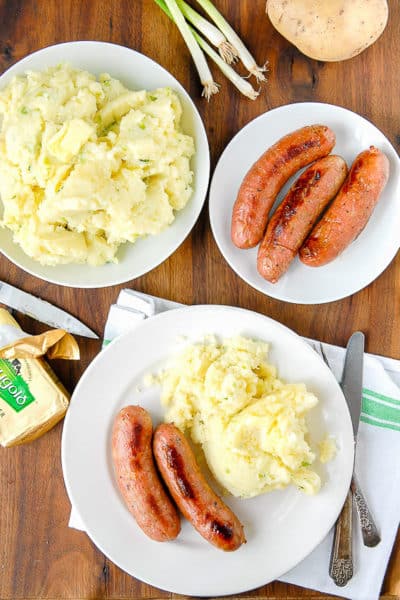 Irish Potato Champ - Traditional Mashed Irish Potatoes