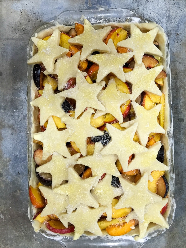 Mixed Stone Fruit Slab Pie - Boulder Locavore