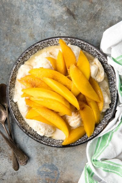 Mangoes Diablo {Mangoes Flambéed in Tequila} - Boulder Locavore