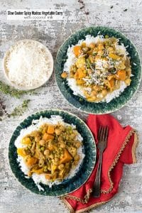 Spicy Madras Vegetable Curry - Slow Cooker recipe - Boulder Locavore