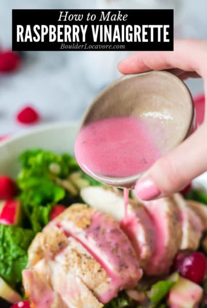 Fresh Raspberry Vinaigrette Recipe | Homemade Raspberry Salad Dressing