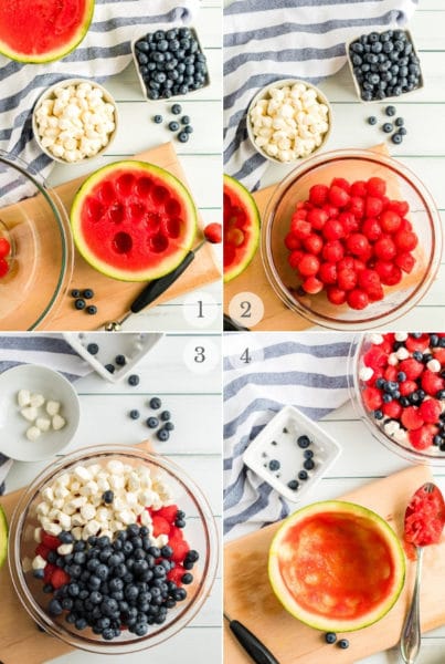 Easy Salad Recipe in Red, White and Blue - Boulder Locavore