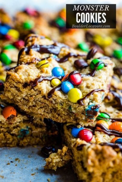Monster Cookie Bars: a Fully Loaded Cookie Bar Recipe - Boulder Locavore