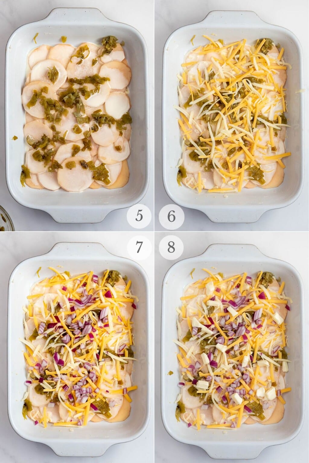 Au Gratin Potatoes with Green Chilies - BoulderLocavore.com