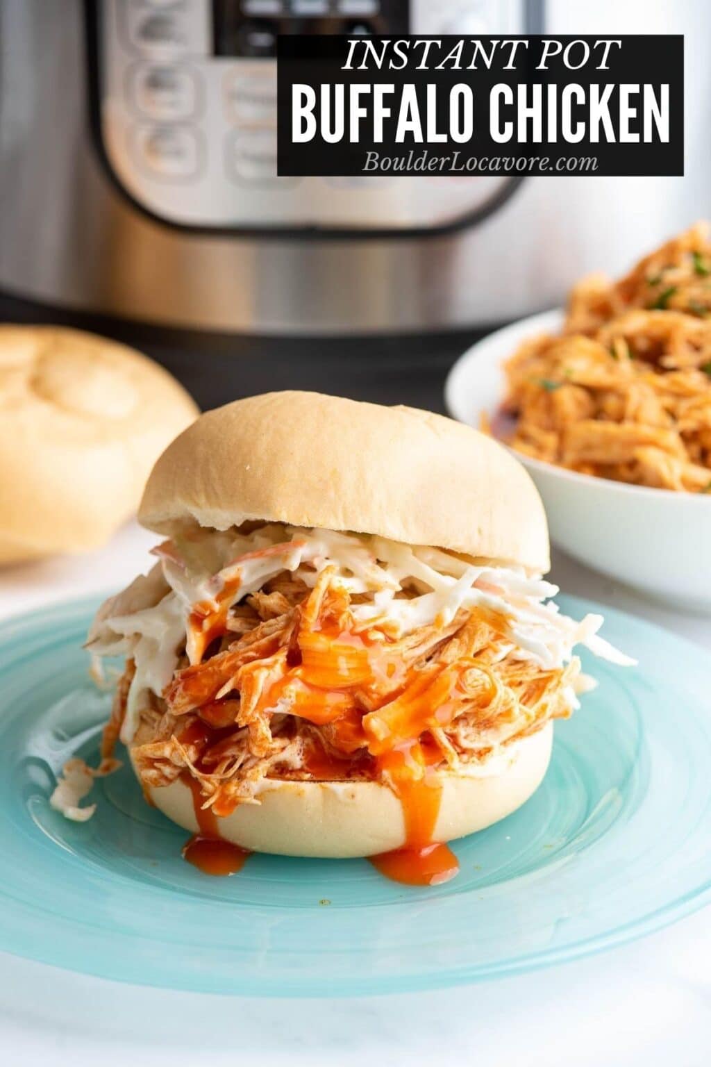 Instant Pot Buffalo Chicken recipe - Boulder Locavore