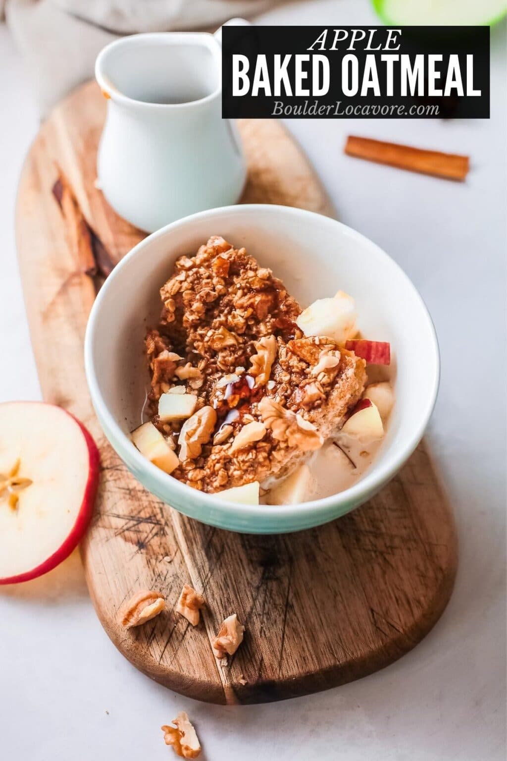 Apple Baked Oatmeal recipe - Easy Breakfast recipe - Boulder Locavore