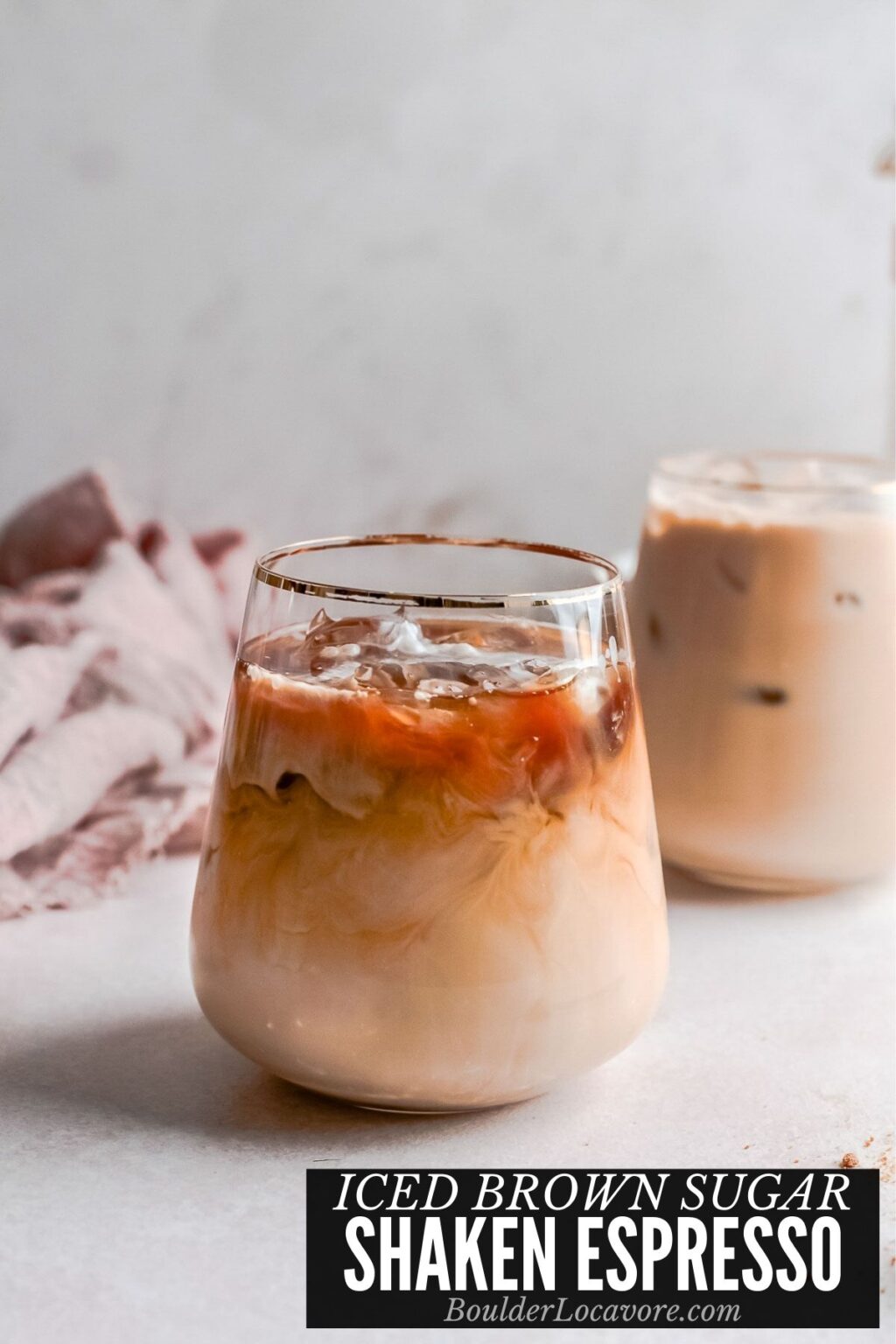 Iced Brown Sugar Shaken Espresso (Starbuck's Copycat) - Boulder Locavore