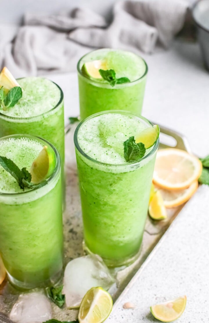 Limonana Recipe - Frozen Mint Lemonade - Boulder Locavore