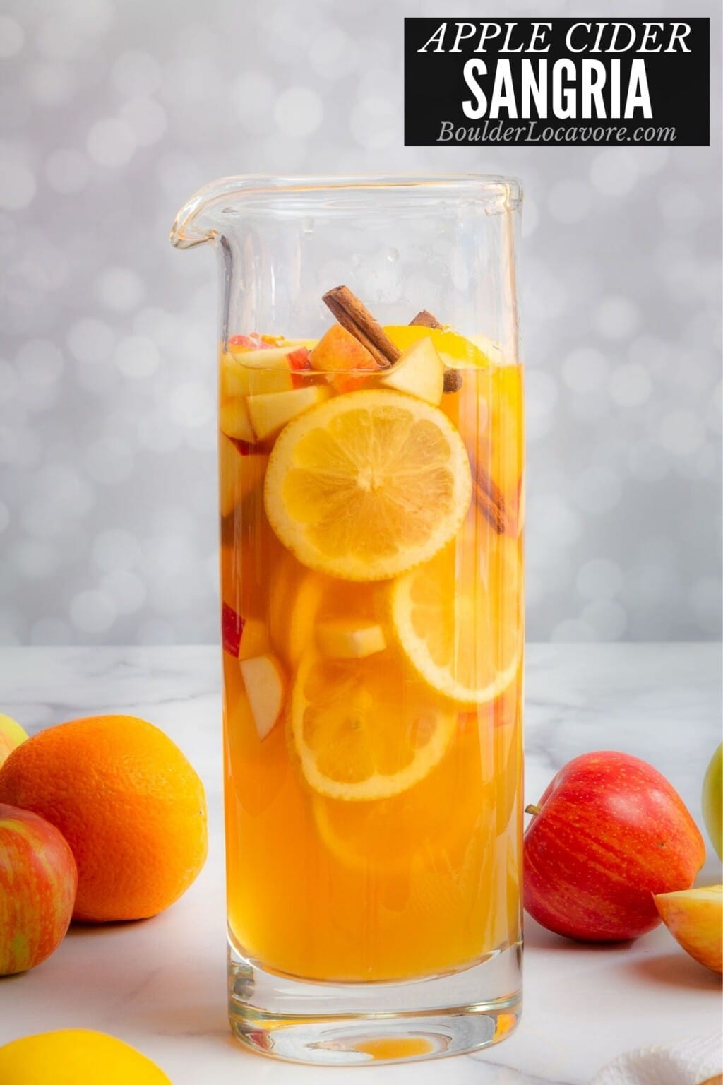 Sparkling Apple Cider Sangria recipe - Boulder Locavore