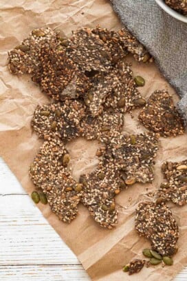 Easy Homemade Seed Crackers recipe - Boulder Locavore