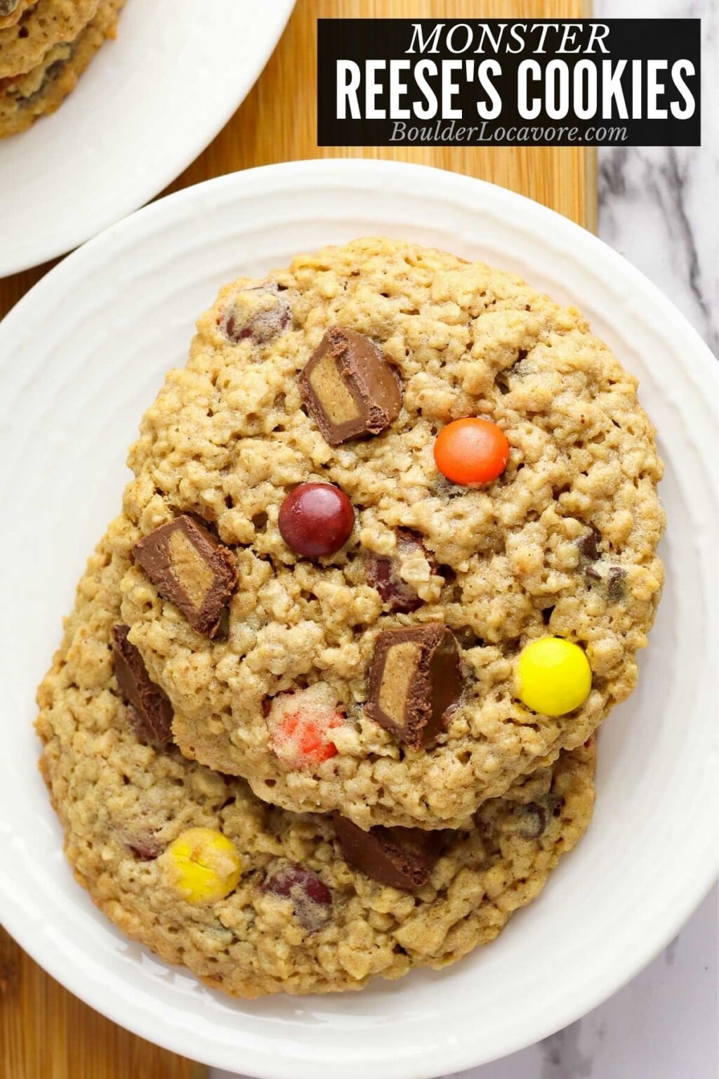 Reese's Cookies - an easy Monster Cookie recipe - Boulder Locavore