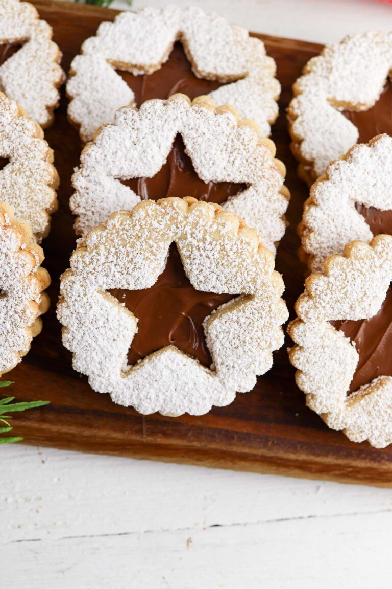 Linzer Cookies with Nutella Filling - Boulder Locavore