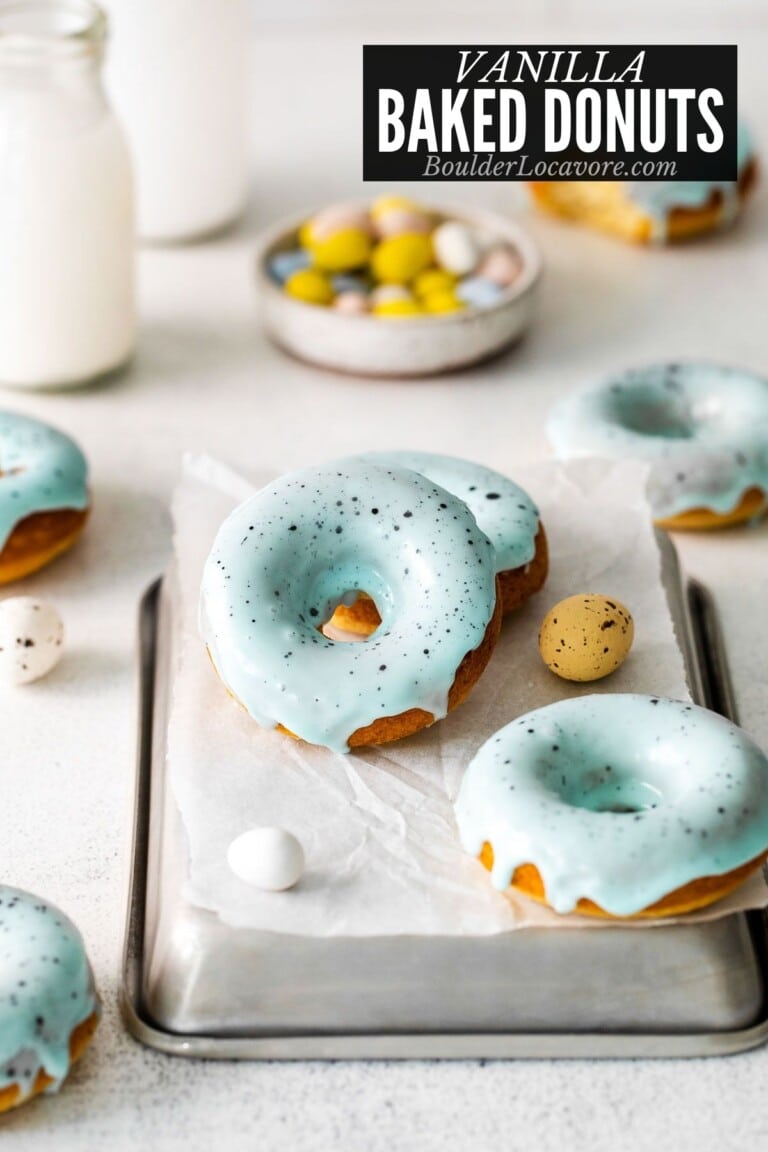 Robin’s Egg Vanilla Baked Donuts - Boulder Locavore