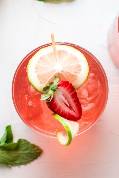 Classic Gin Rickey cocktail - with Strawberry option - Boulder Locavore