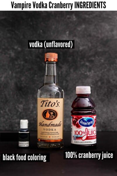 Vampire Vodka Cranberry cocktail - Boulder Locavore