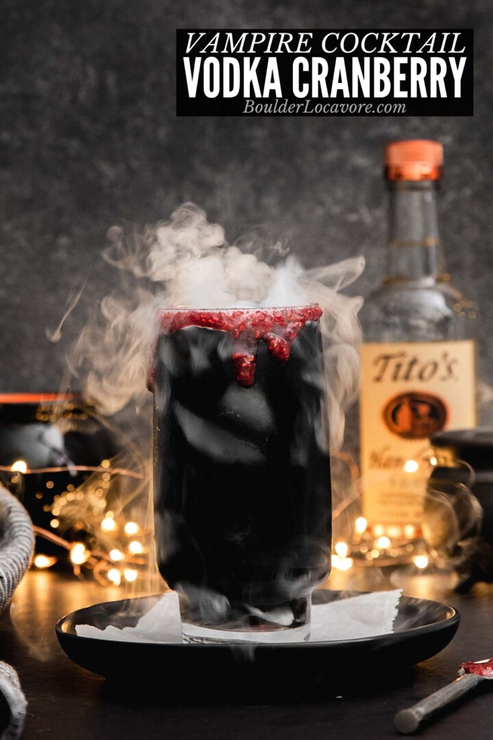 Vampire Vodka Cranberry cocktail - Boulder Locavore