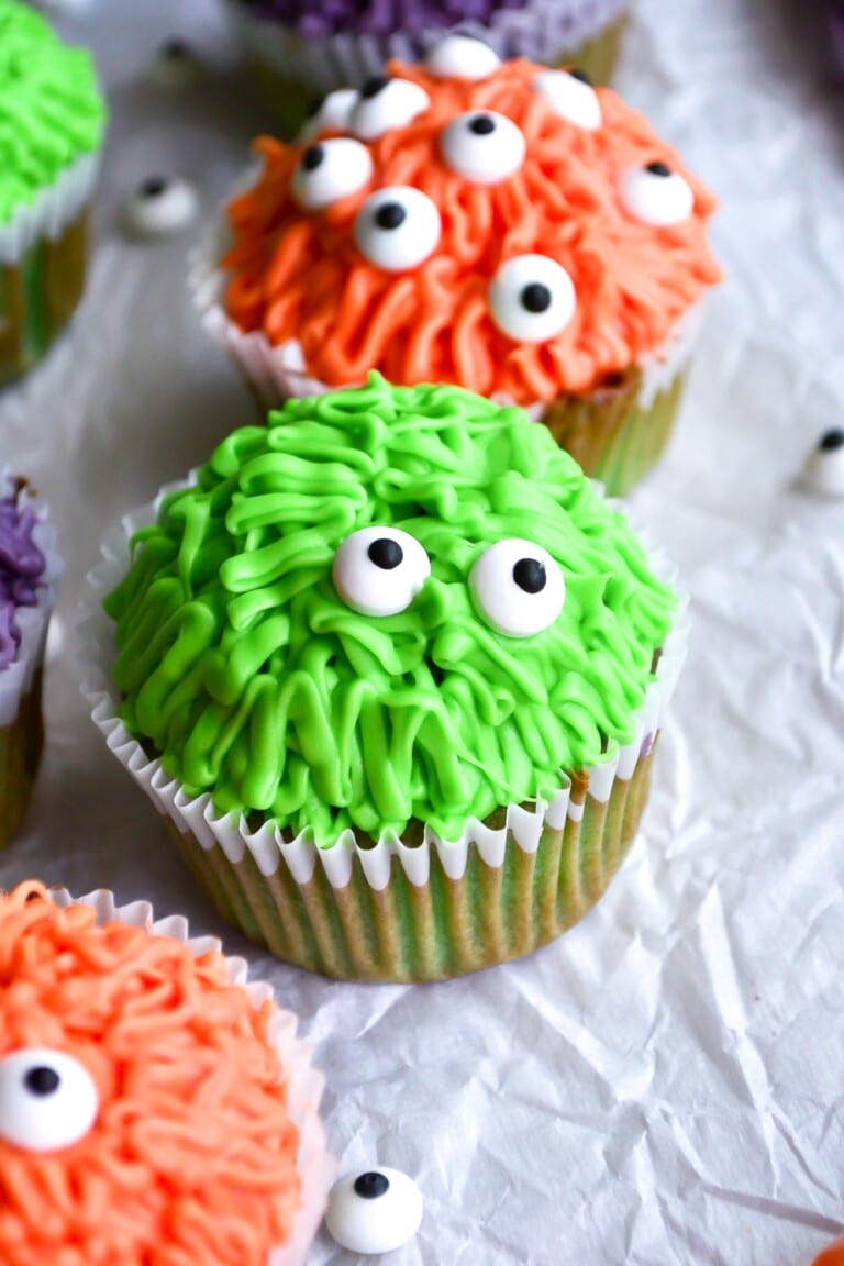 Furry Monster Cupcakes - Easy Recipe - Boulder Locavore