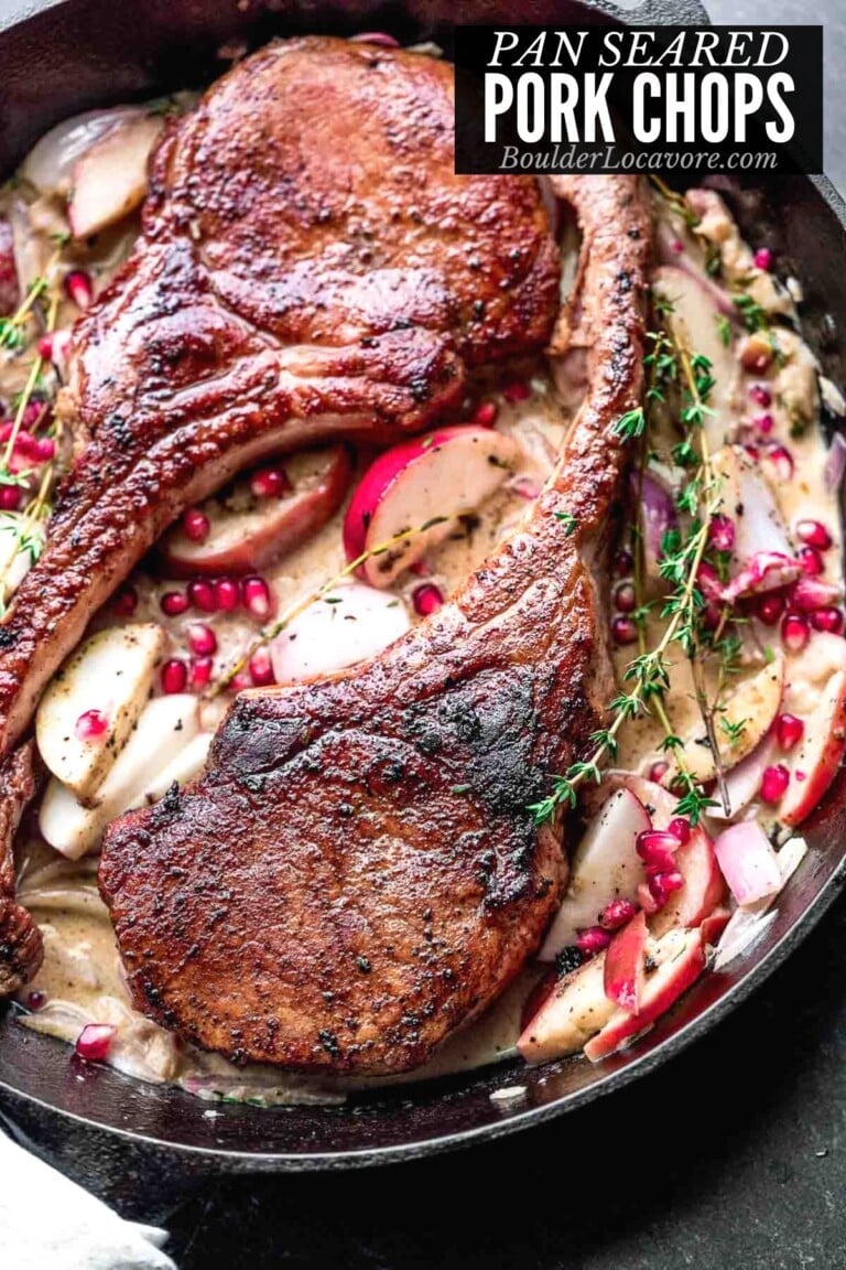 Pan Seared Pork Chops - Boulder Locavore