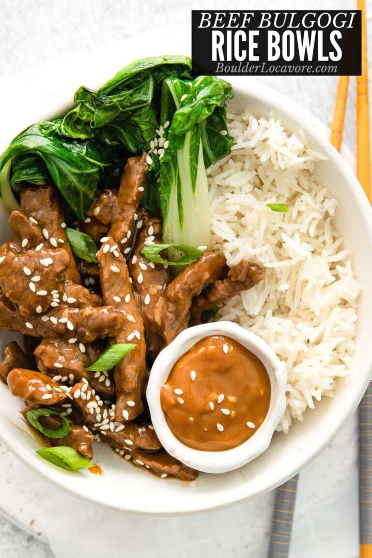 Beef Bulgogi Rice Bowls - Boulder Locavore
