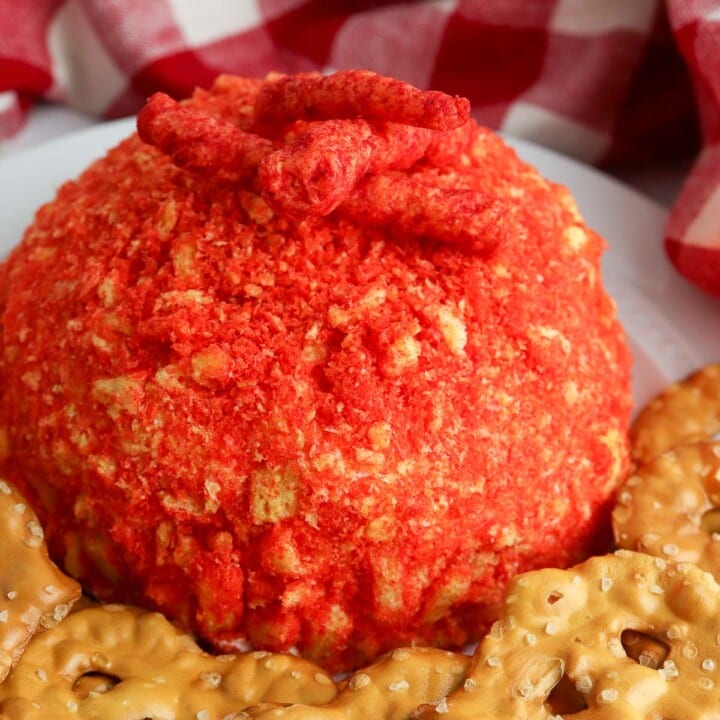 Easy Flamin' Hot Cheetos Cream Cheese Ball recipe - Boulder Locavore